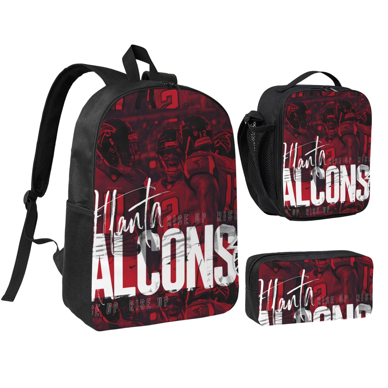 Atlanta 17in Bag Pen Bag Lunch Bag Set Backpack Bag Travel Study ...