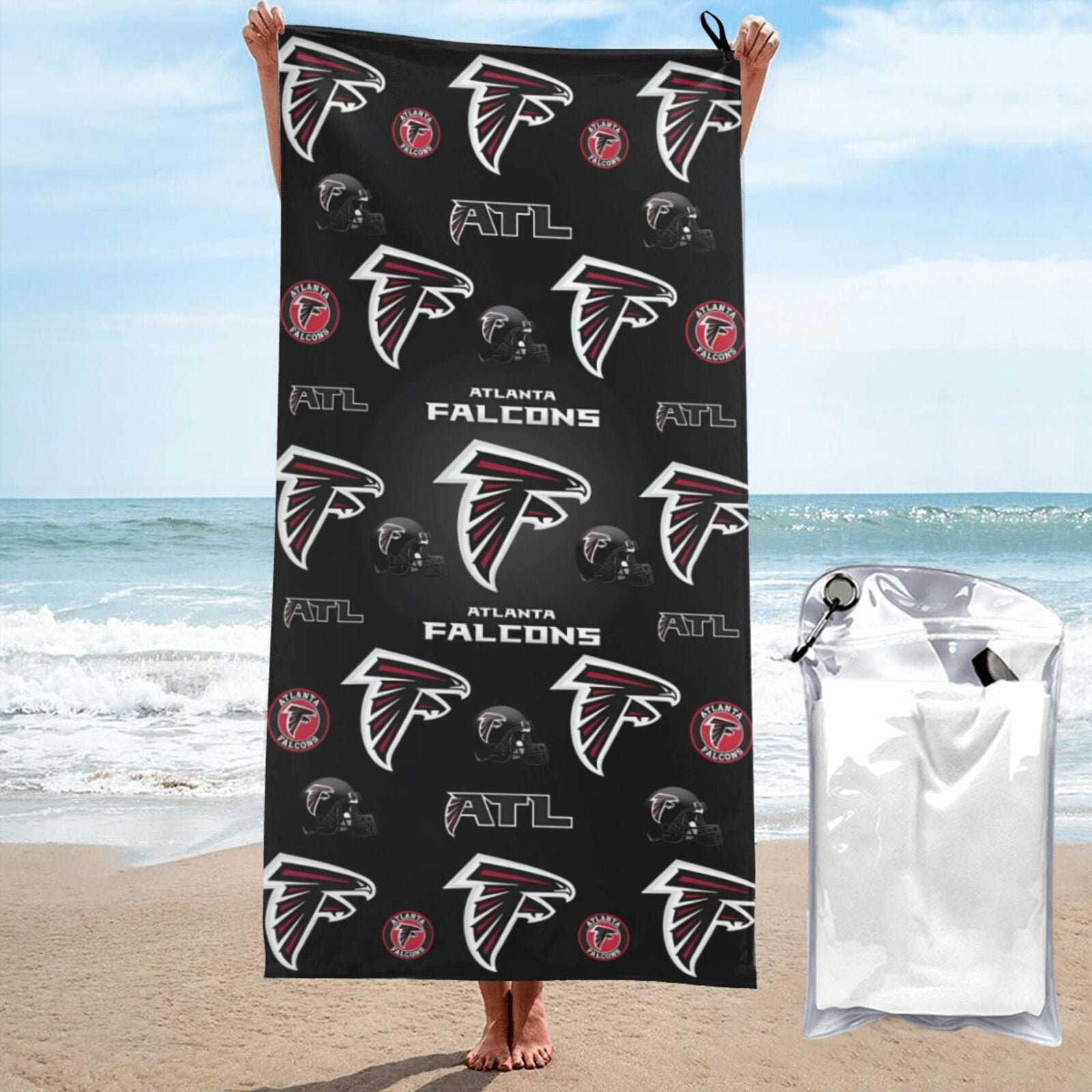 Atlanta 2025 Football Microfiber Towel | Fast-Drying & Compact Travel ...