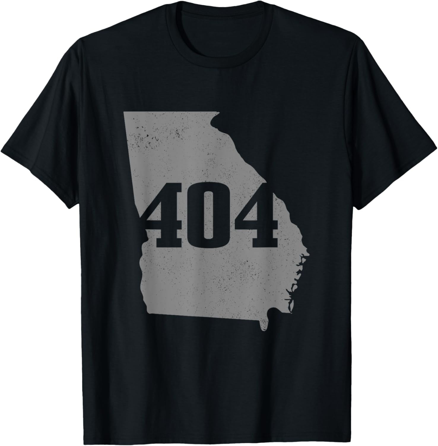 Atlanta 404 Area Code ATL Georgia Map State Pride Vintage T-Shirt ...