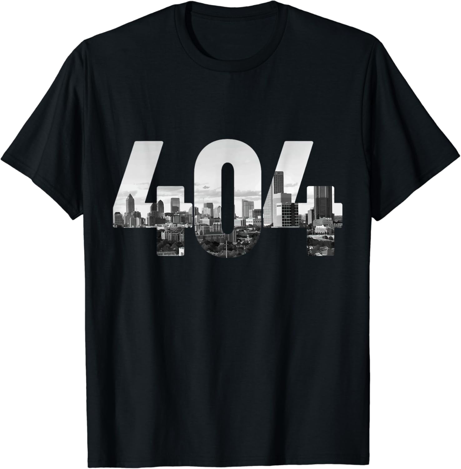 Atlanta 404 Area Code Skyline ATL Georgia Vintage T-Shirt - Walmart.com