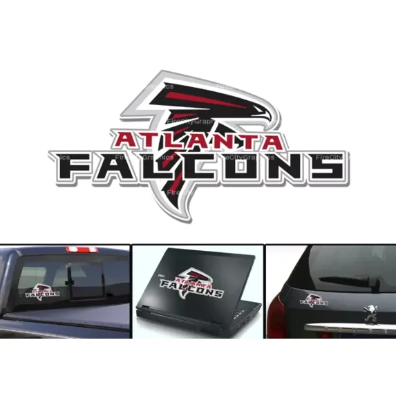 Atlanta Atlanta Football Team Sticker Decal For Car Truck Window ...