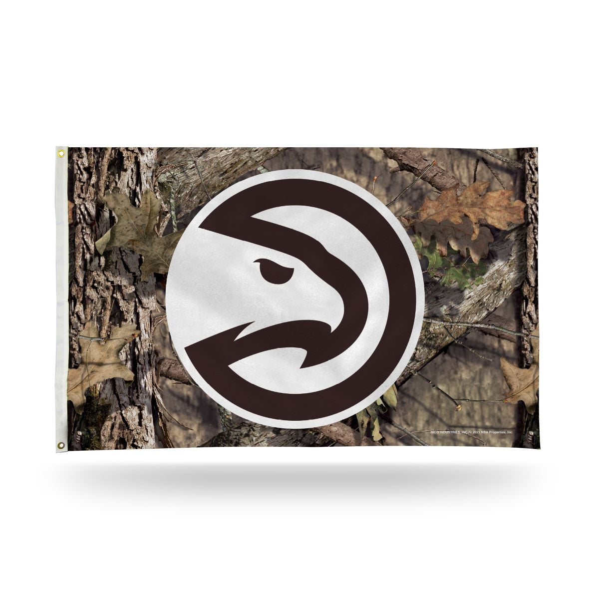 Atlanta Basketball Hawks Indoor Outdoor Camo Look 3x5 Banner Flag ...