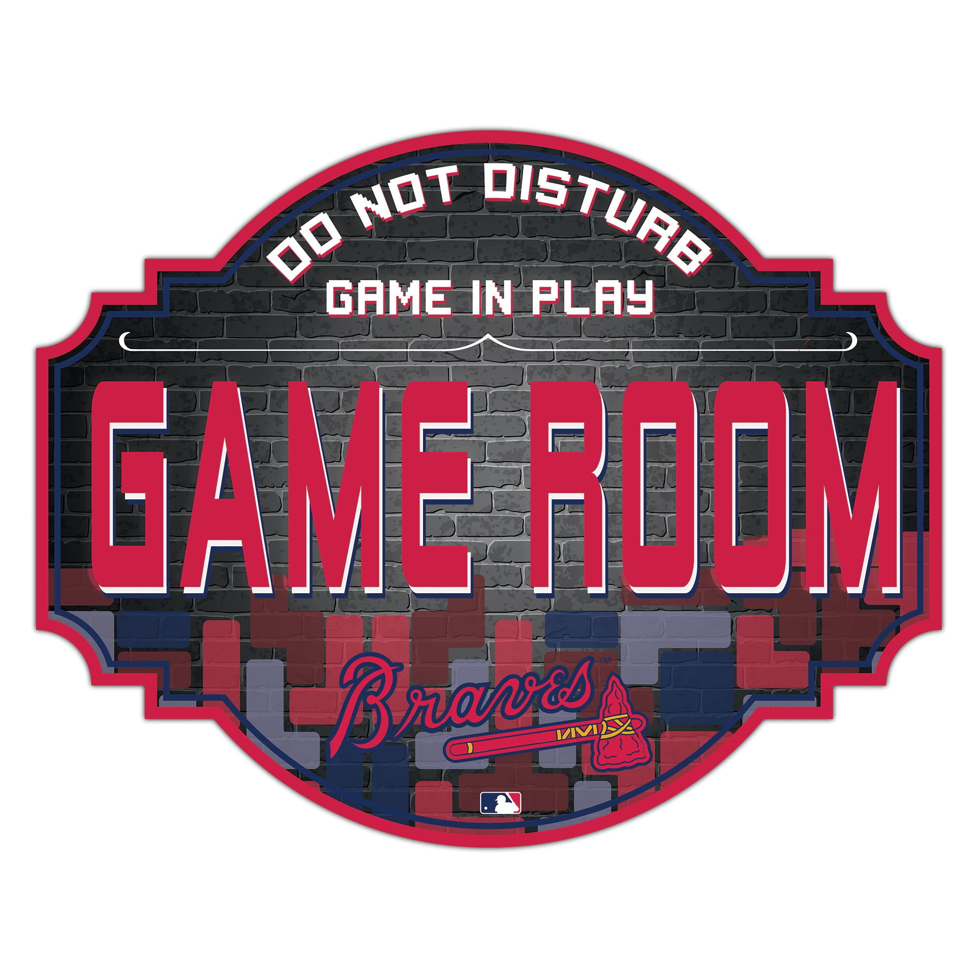 Atlanta Braves 12'' Game Room Tavern Sign - Walmart.com