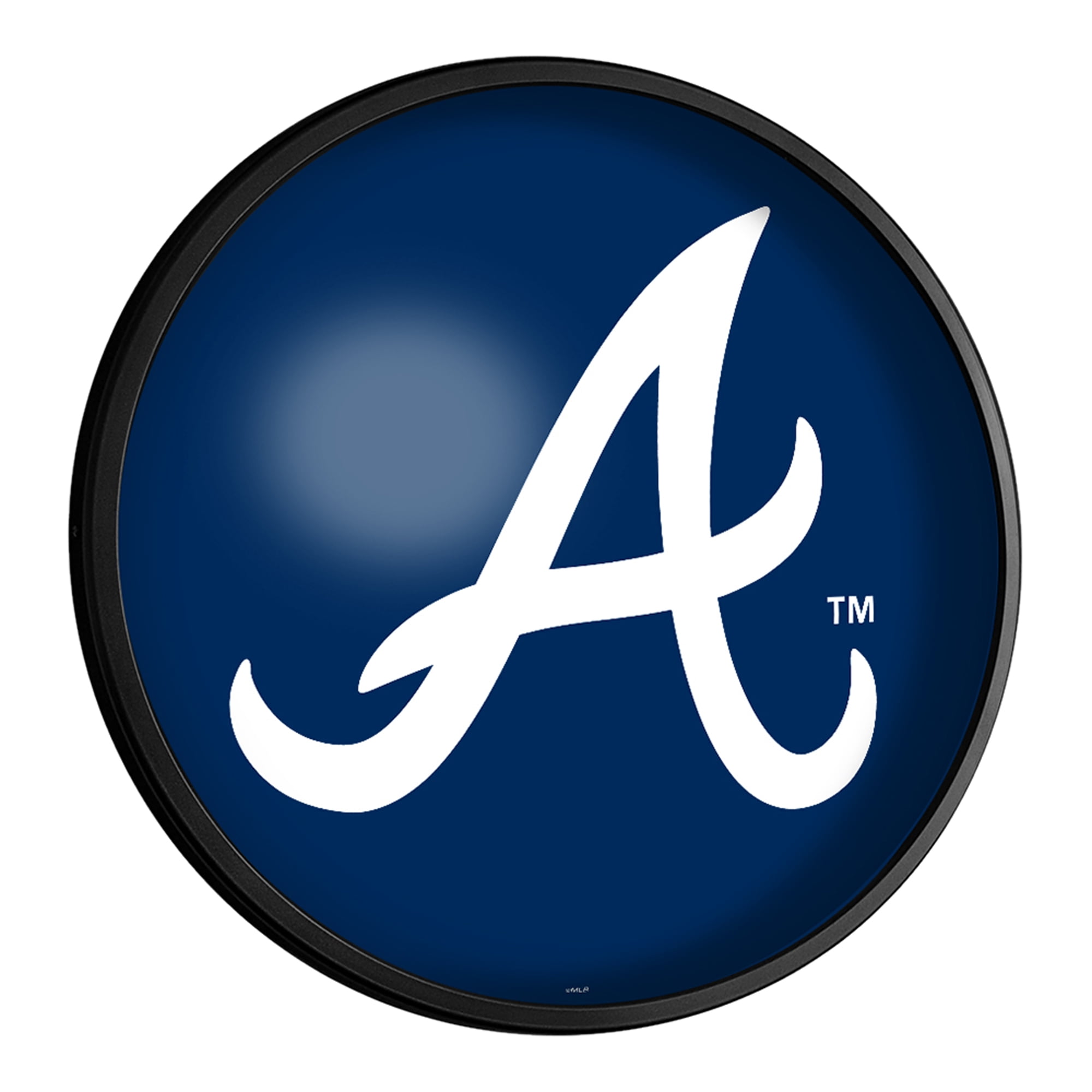 Atlanta Braves 18" Round LED Lit Wall Sign - Walmart.com