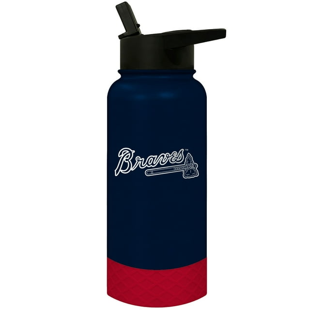 Atlanta Braves 32oz. Logo Thirst Hydration Water Bottle - Walmart.com