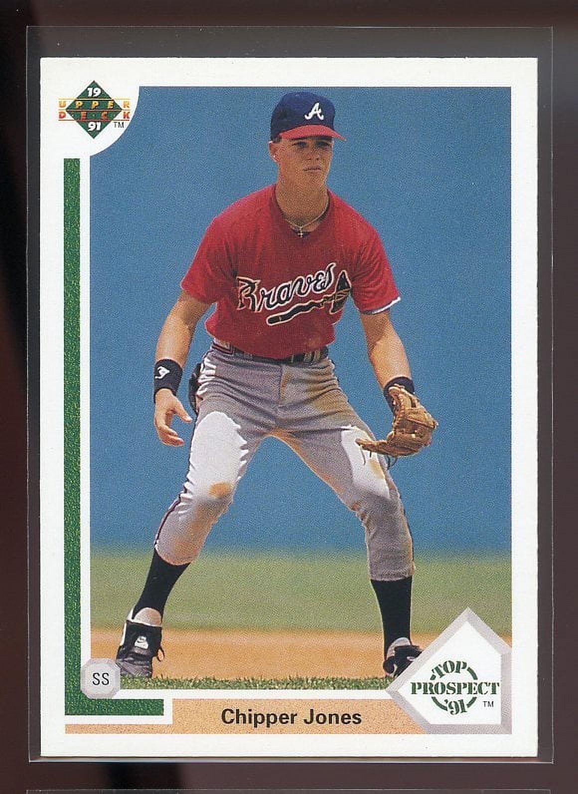 Atlanta Braves CHIPPER JONES ROOKIE CARD 1991 Upper GREAT GIFT ...