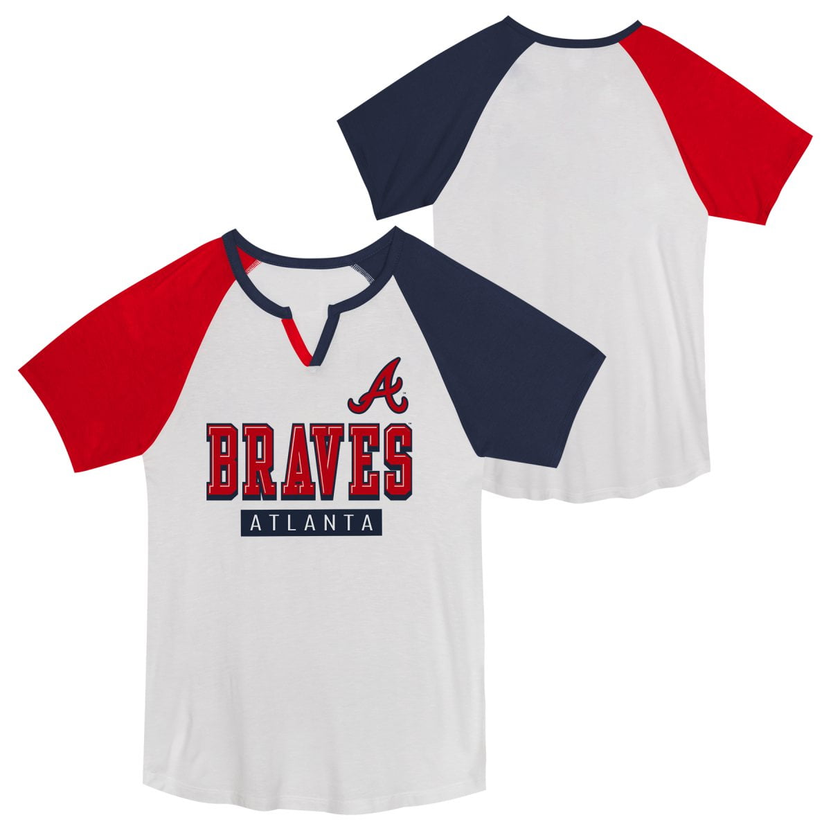 Atlanta Braves MLB Girls Soft Short-Sleeve Tee - Walmart.com