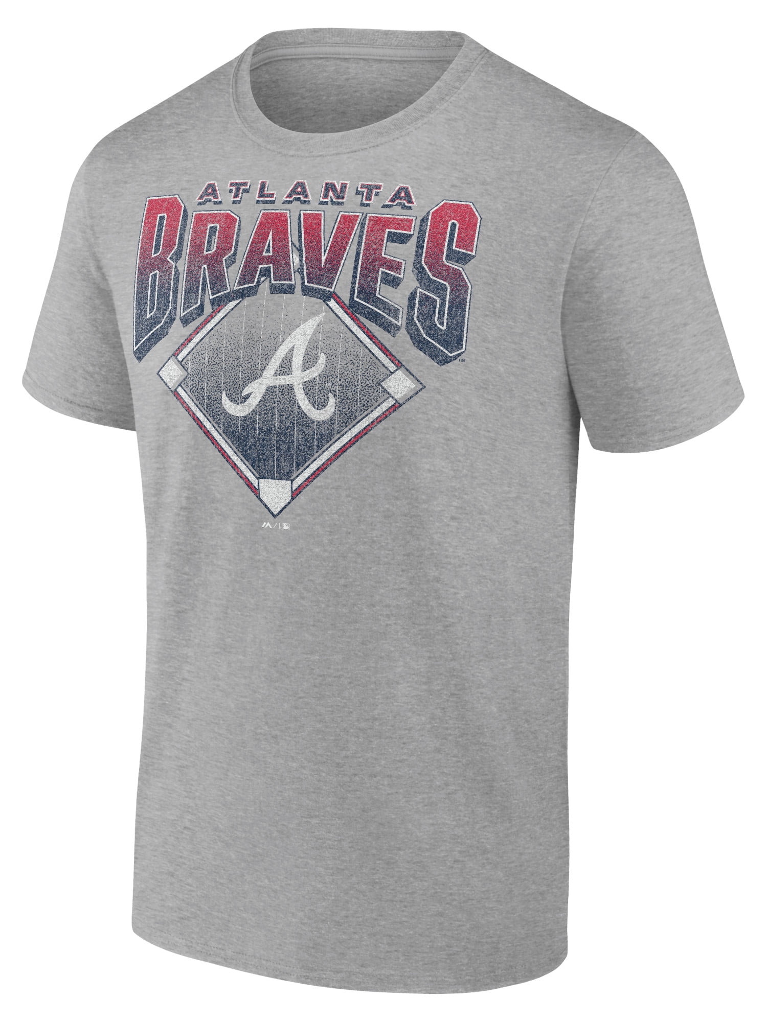 Atlanta Braves MLB Good Slides Men's Crew Neck Short Sleeves T-Shirt ...