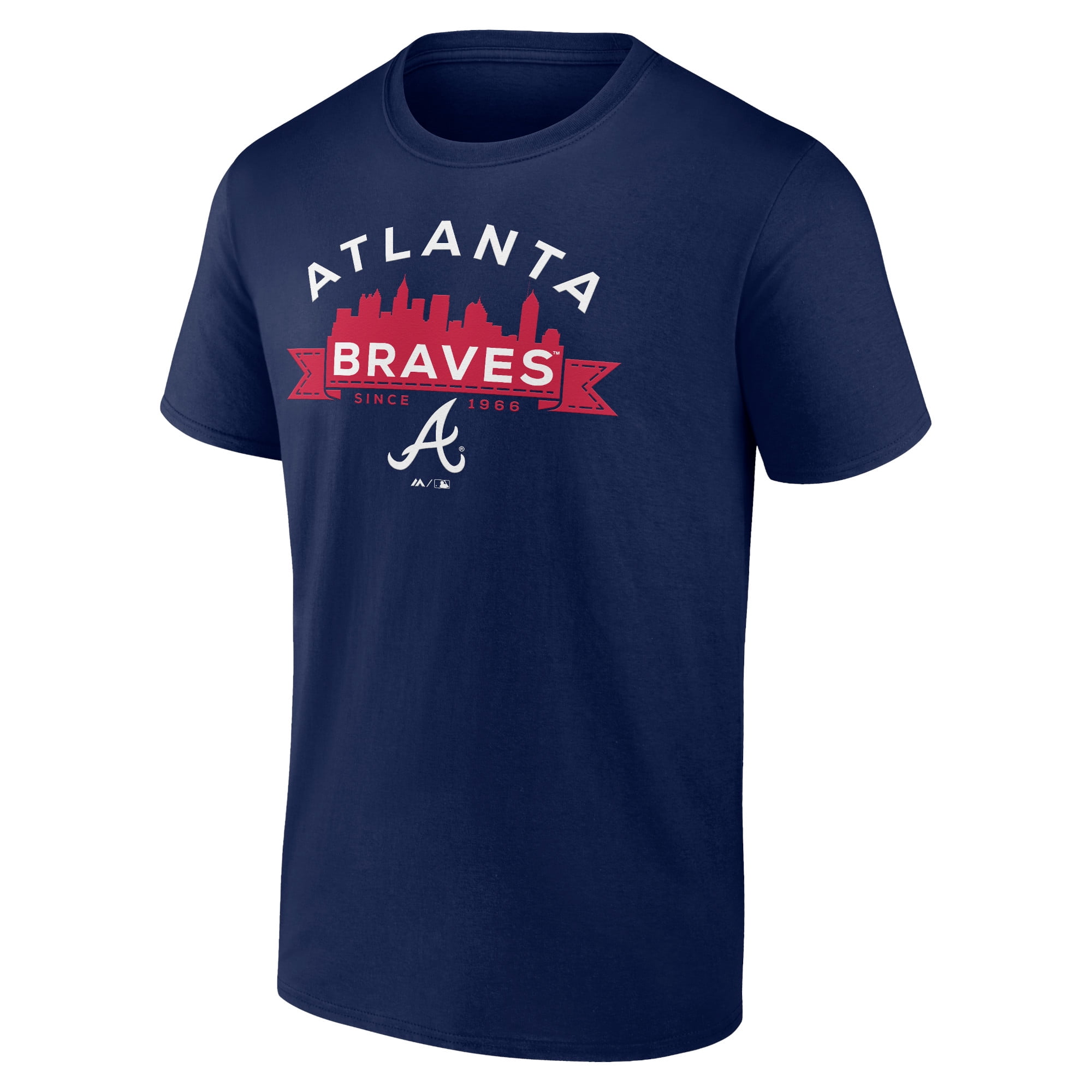 Atlanta Braves T-Shirt - Crew Neck Short Sleeve - Sizes S-3XL - Walmart.com