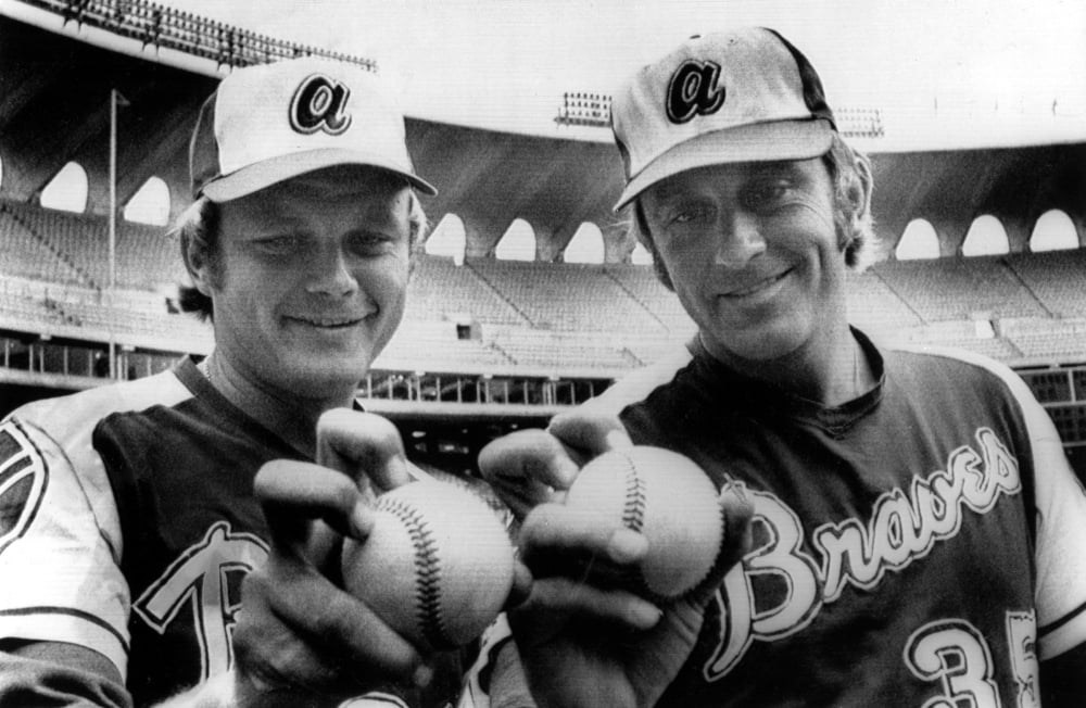 Atlanta Braves Pitchers Joe Niekro History (36 x 24) - Walmart.com