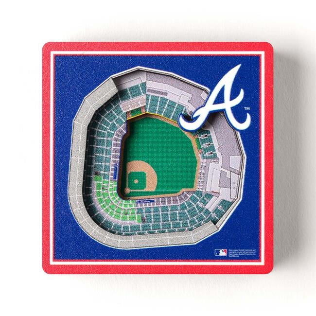 Atlanta Braves Stadium View Magnet - Walmart.com