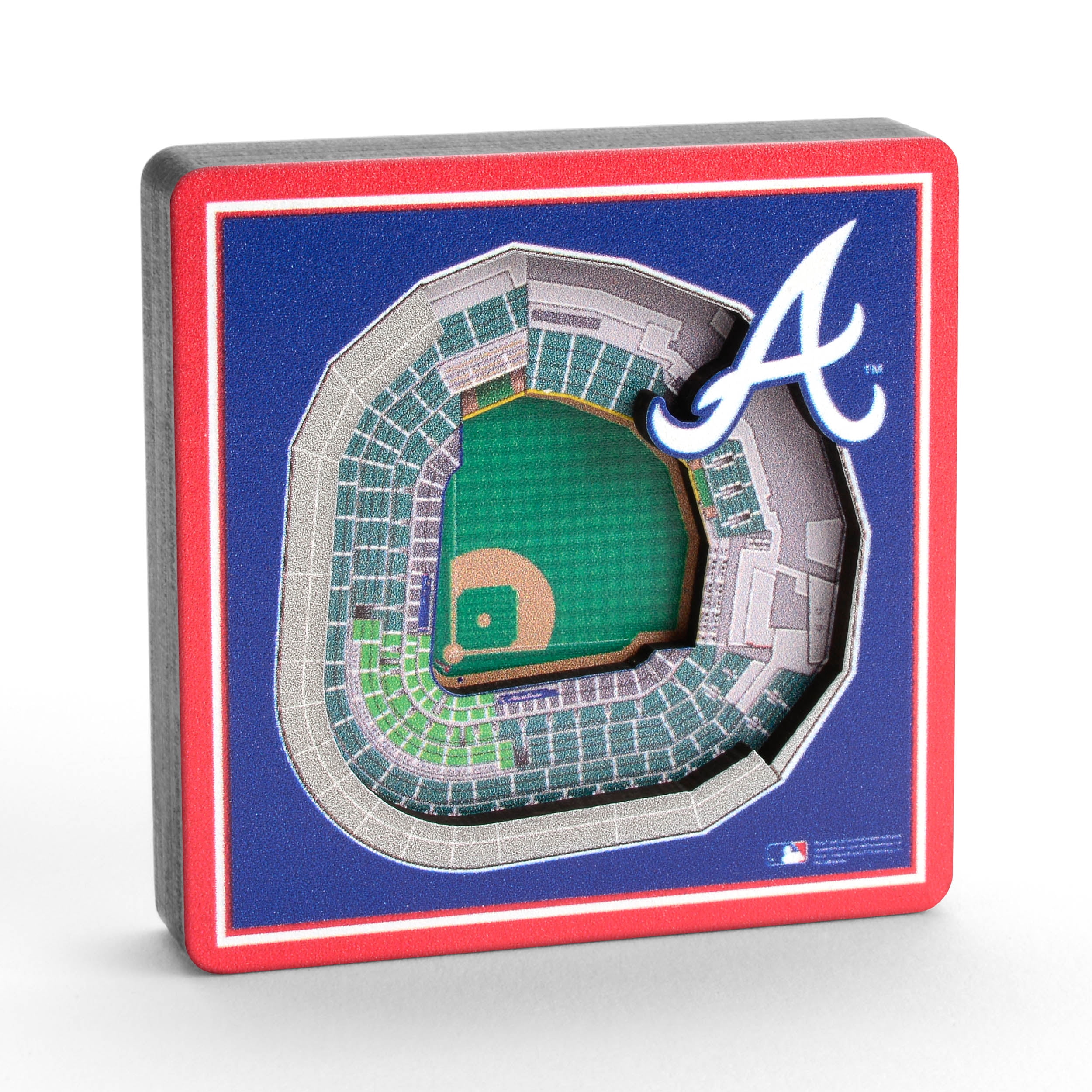 Atlanta Braves 3D Stadium View Magnet for Fridge, Home, Office ...