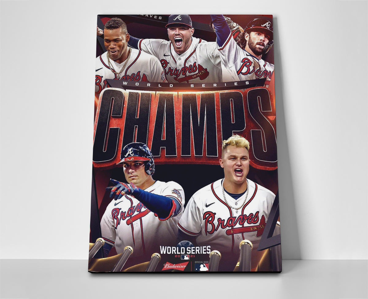 Atlanta Braves World Series Poster or Wrapped Canvas - Walmart.com