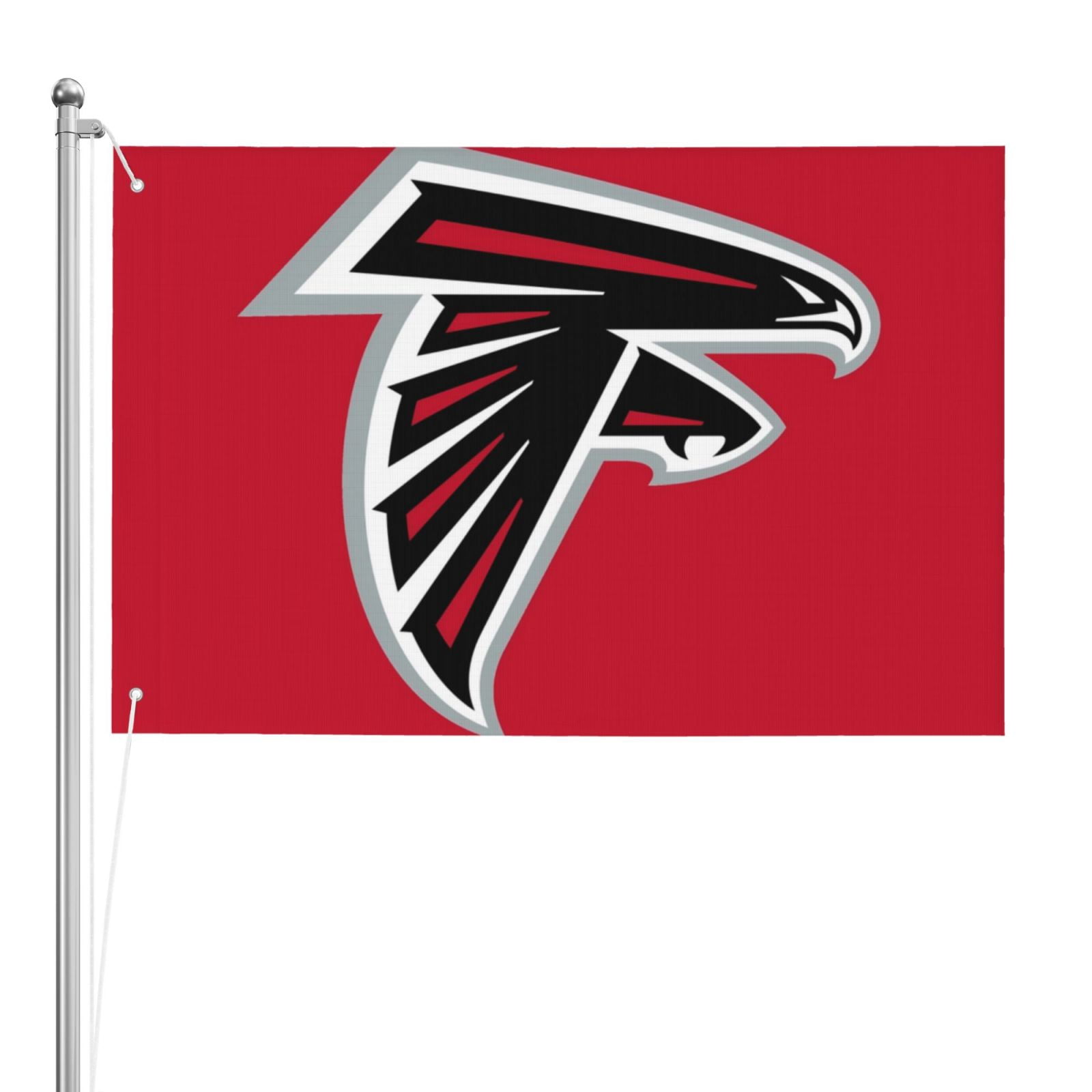 Atlanta Double Sided Flag 2x3FT There are two corns on each end of the ...