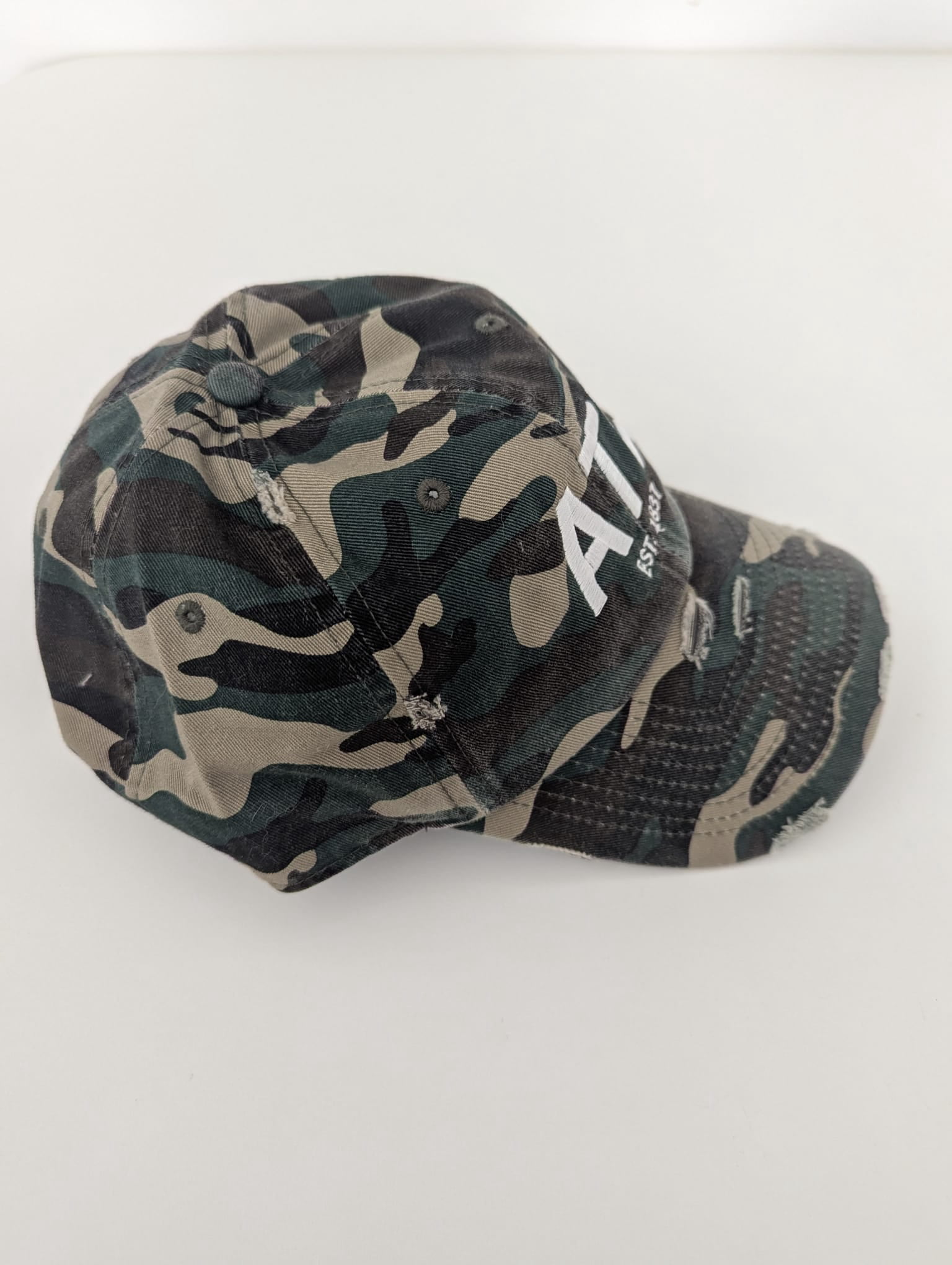 KBETHOS Cotton Embroidered Distressed Green Baseball Cap - Walmart.com