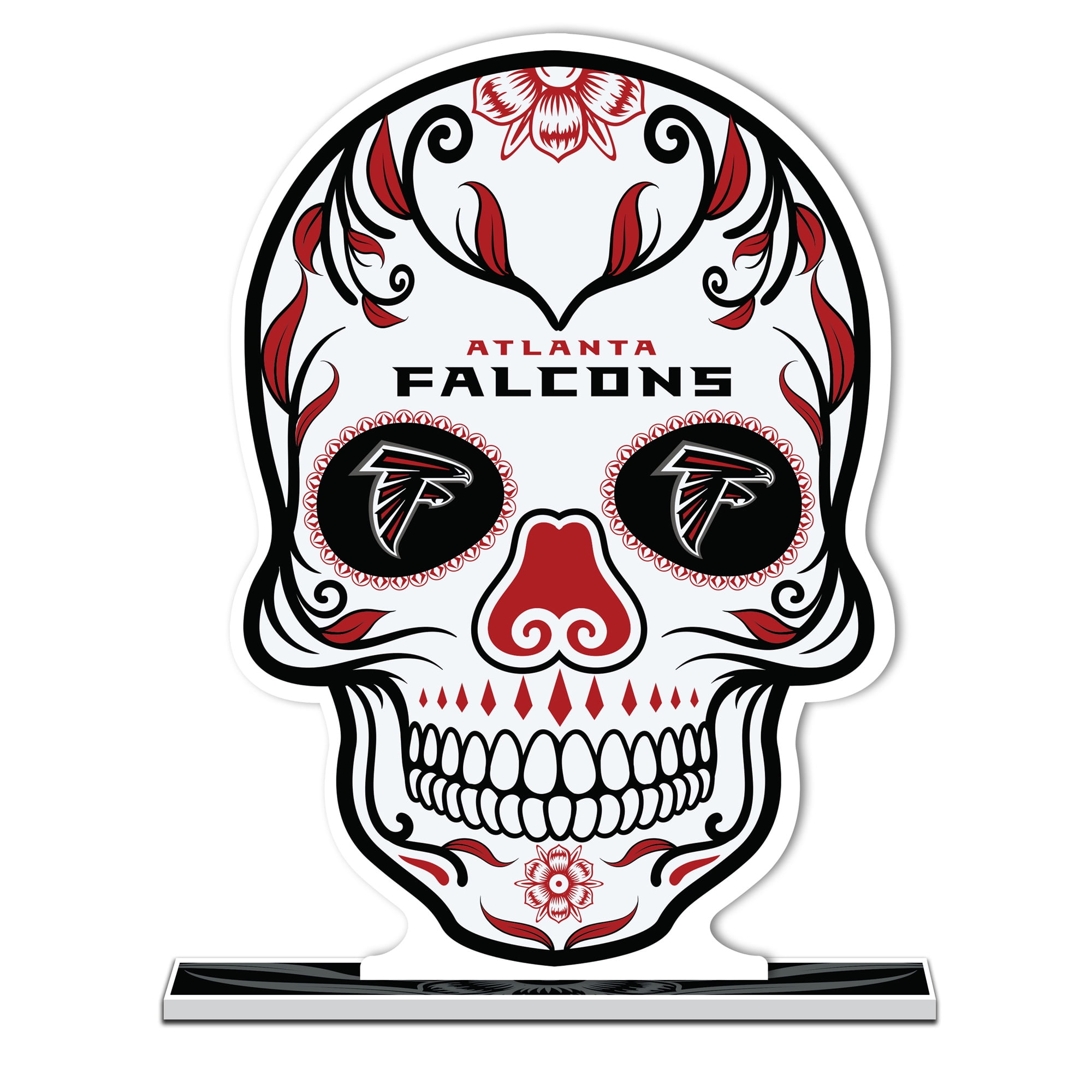 Atlanta Falcons 10" Sugar Skull Standee - Walmart.com