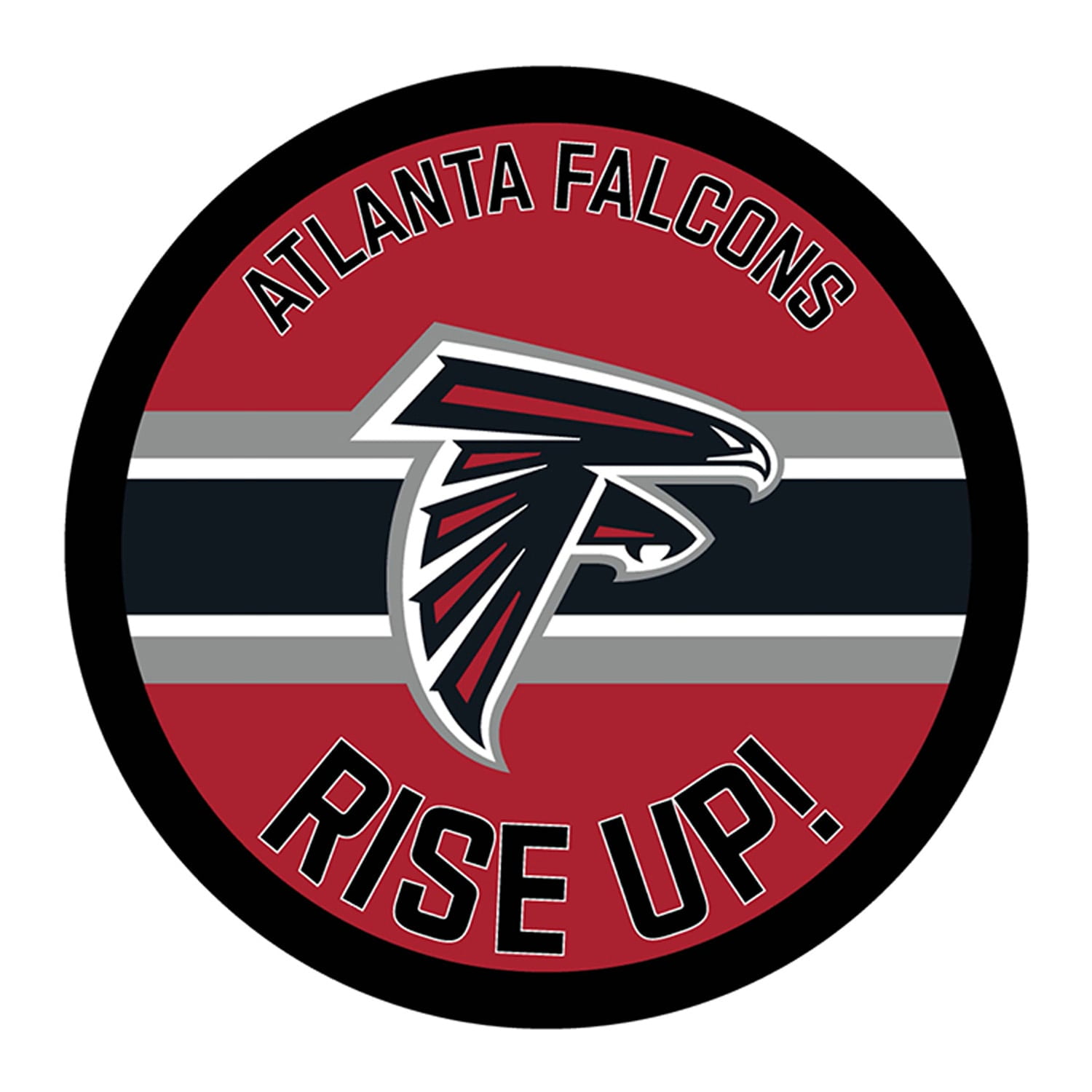 Atlanta Falcons 15" Round LED Lit Wall Sign - Walmart.com