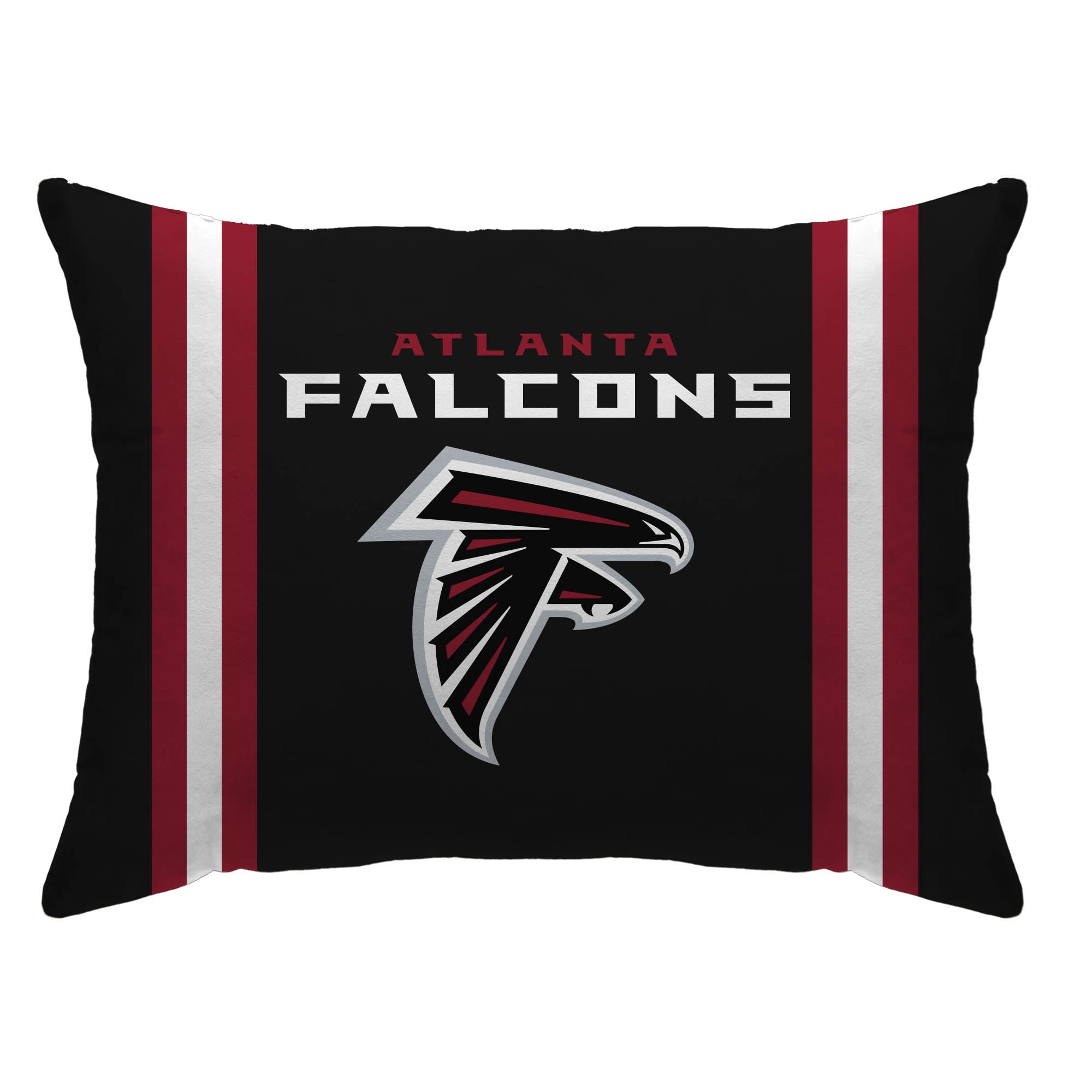 Atlanta Falcons 20" x 26" Standard Stripe Logo Micro Plush Bed Pillow ...