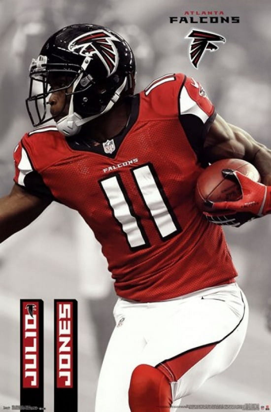 Atlanta Falcons Julio Jones 2013 Poster Print (22 x 34) - Walmart.com