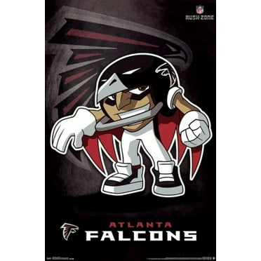 Black Atlanta Falcons 16'' Team Logo Cutout - Walmart.com