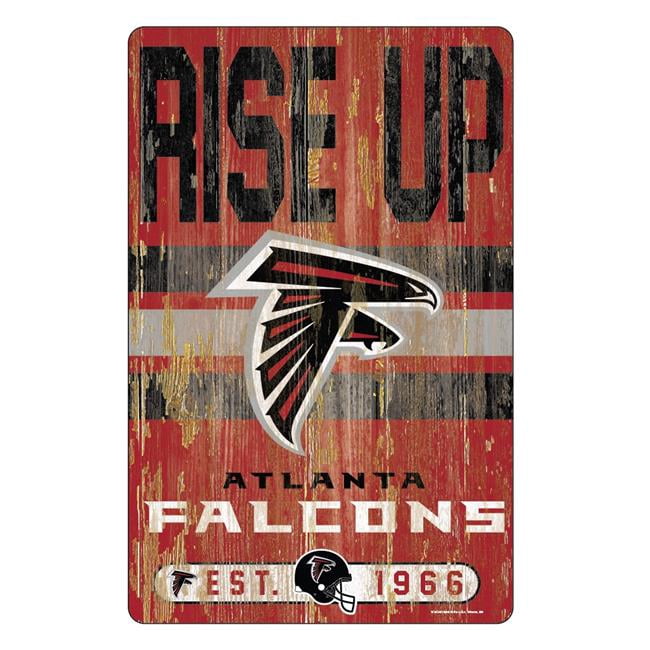 Atlanta Falcons Sign 11x17 Wood Slogan Design - Walmart.com