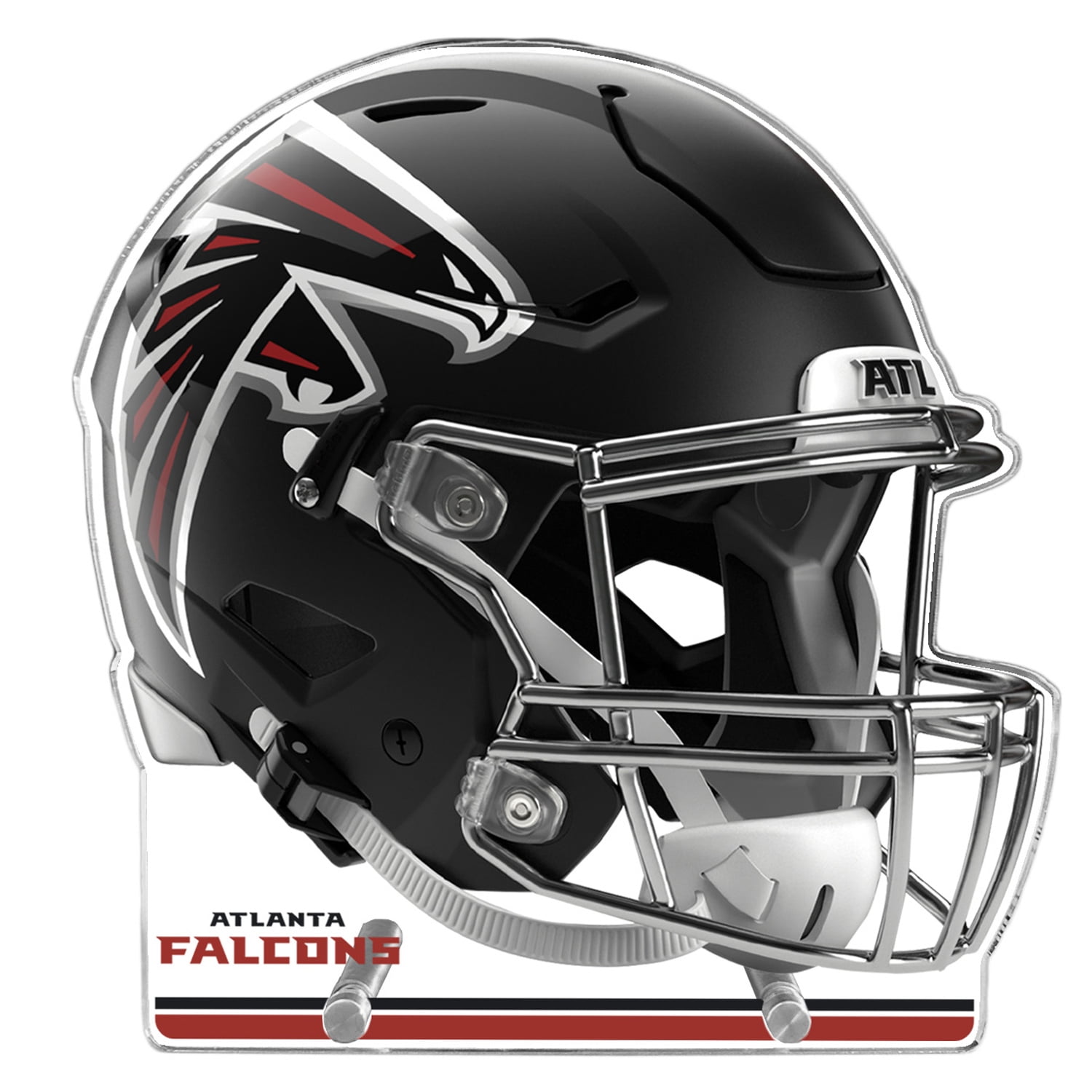 Atlanta Falcons 13" Speed Helmet Acrylic Plaque - Walmart.com