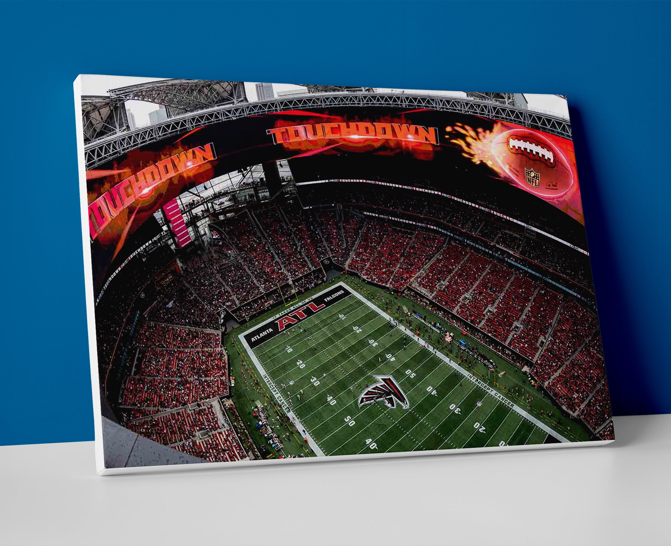 Atlanta Falcons Stadium Poster or Wrapped Canvas - Walmart.com