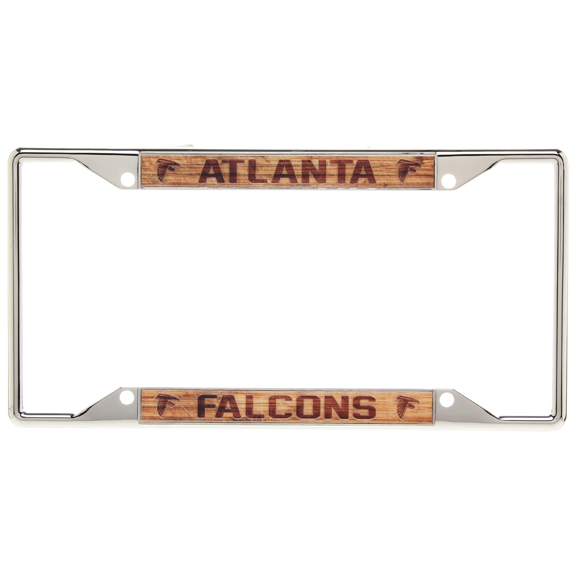 Atlanta Falcons Wood Design Acrylic License Plate Frame - Walmart.com