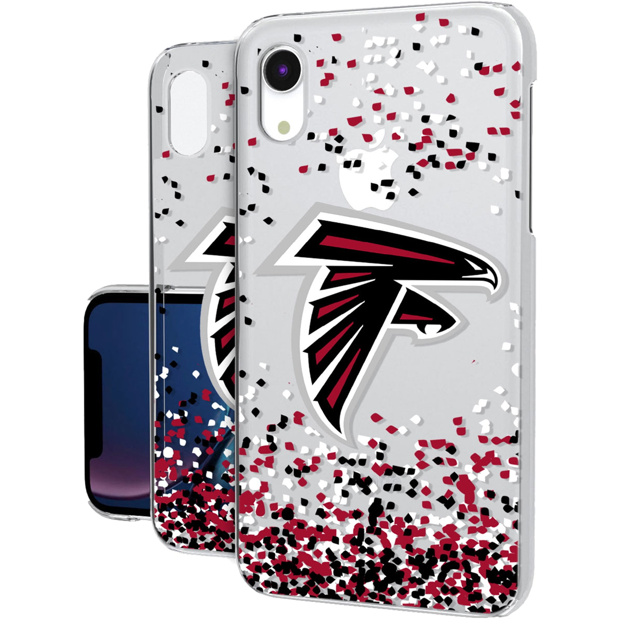 Atlanta Falcons iPhone Clear Case with Confetti Design - Walmart.com
