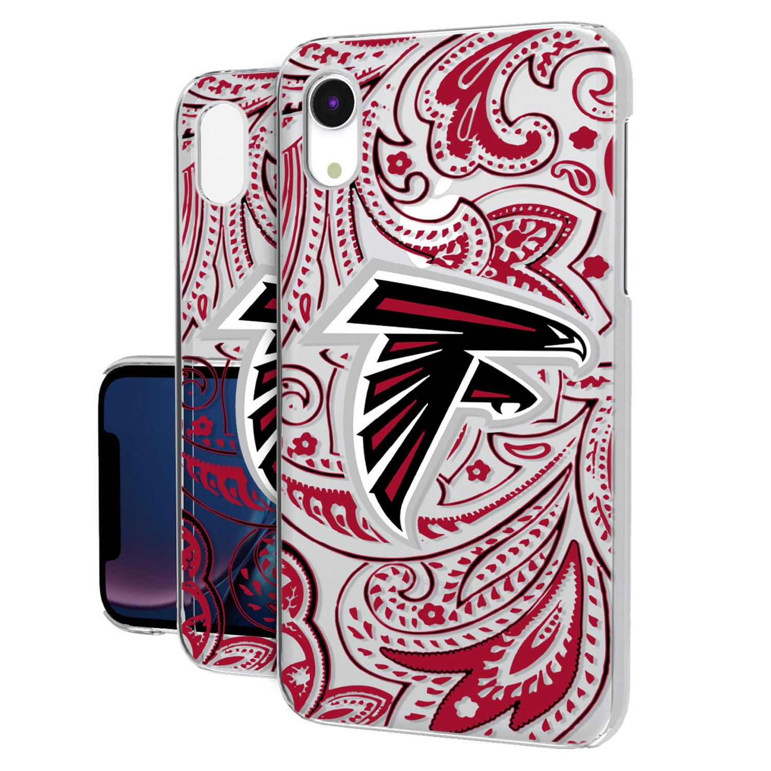 Atlanta Falcons iPhone Clear Paisley Design Case - Walmart.com