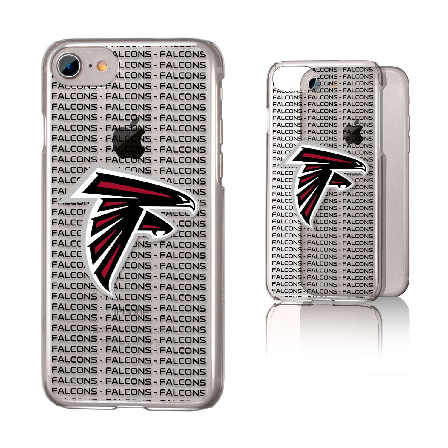 Atlanta Falcons iPhone Clear Text Backdrop Design Case - Walmart.com