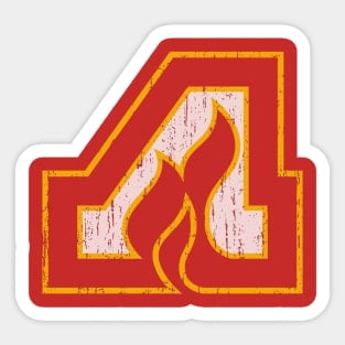 Atlanta Flames Sticker Phone Decal Water Bottle Stickers Car Decals ...