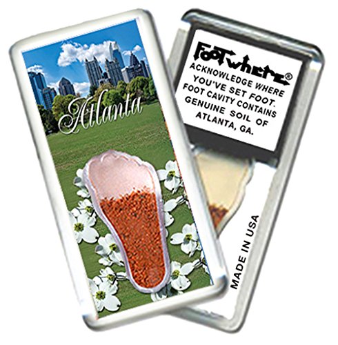Atlanta FootWhere Fridge Magnet (ATL205 - Dogwoods). Authentic ...