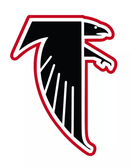 Atlanta Football Bird In Flight Logo Sticker Baseball Sticker, Football ...