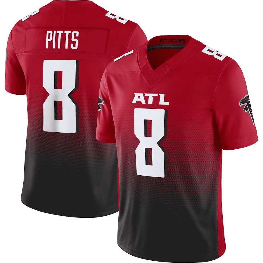 Atlanta Football Shirt Kyle Pitts#8 Team Name Number Fans Gift Adult ...
