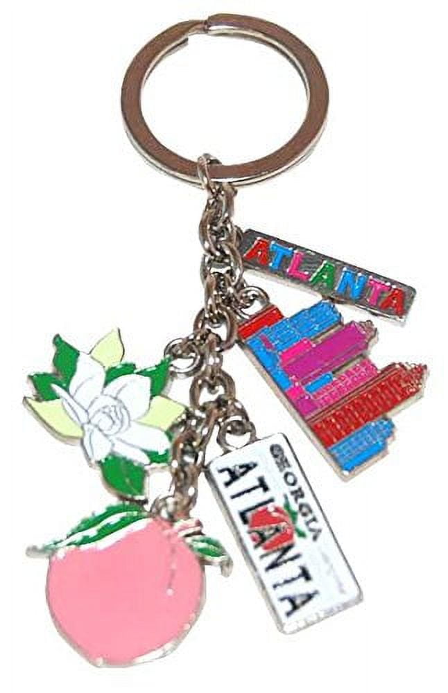 Quality Metal Keychains: American Cities and States Souvenir (Atlanta ...