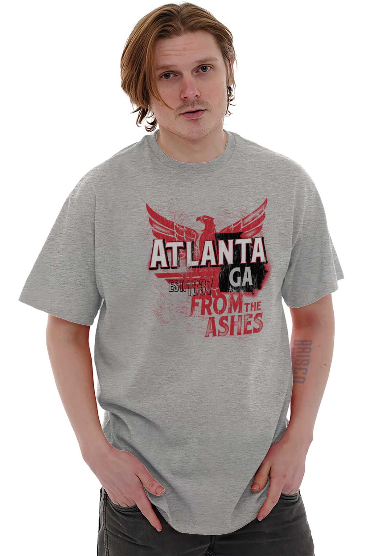 Atlanta GA Georgia ATL From the Ashes Men's Graphic T Shirt Tees Brisco ...