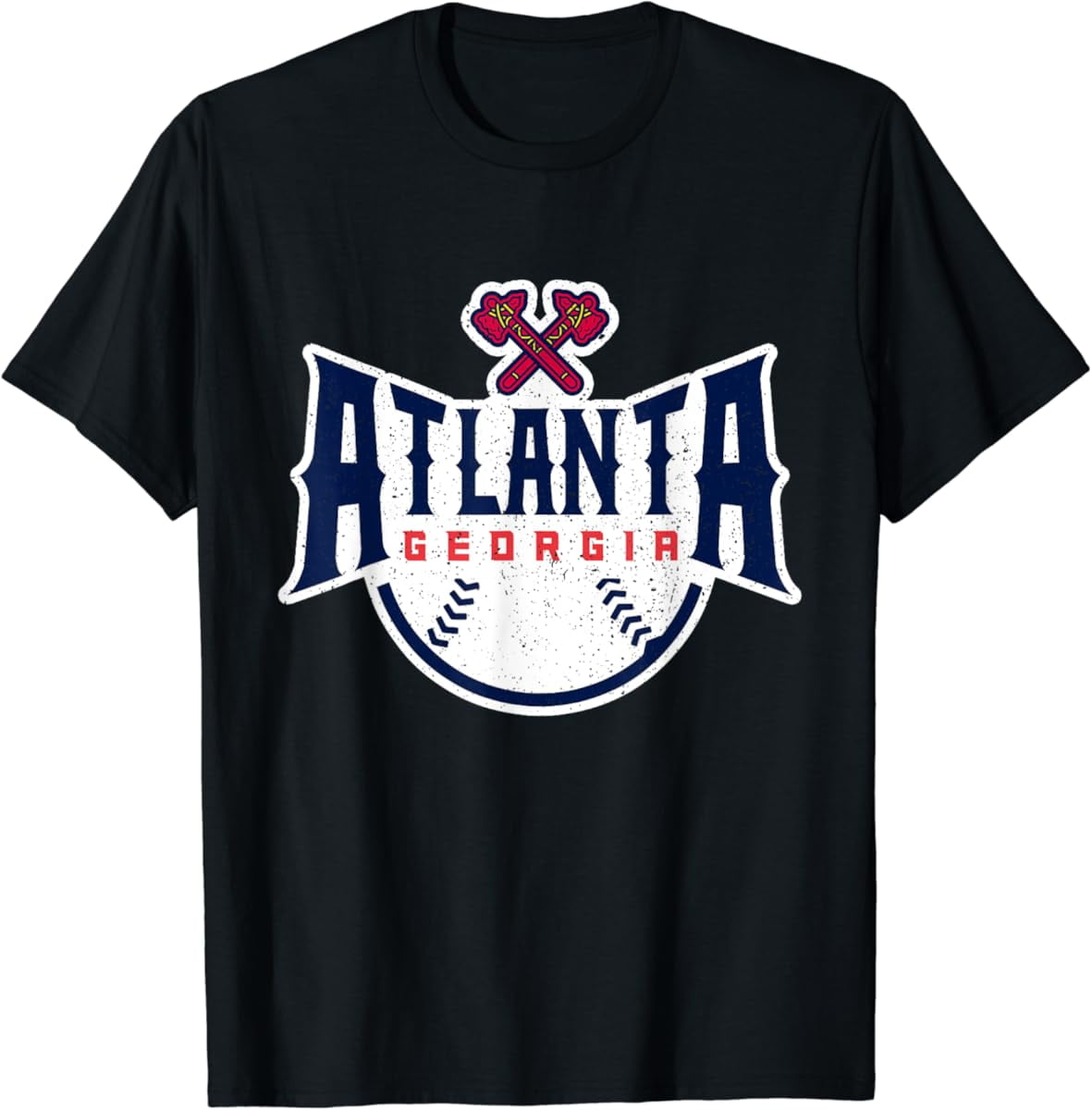 Atlanta Georgia Atl Vintage Baseball Retro Throwback Unisex Men Women T ...