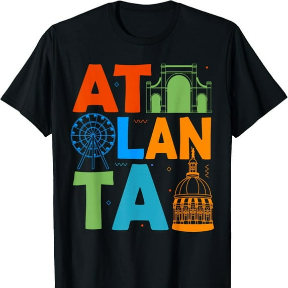 Atlanta Georgia S1ouvenir M1en WoM1en Atlanta T-S1Hirt - Walmart.com