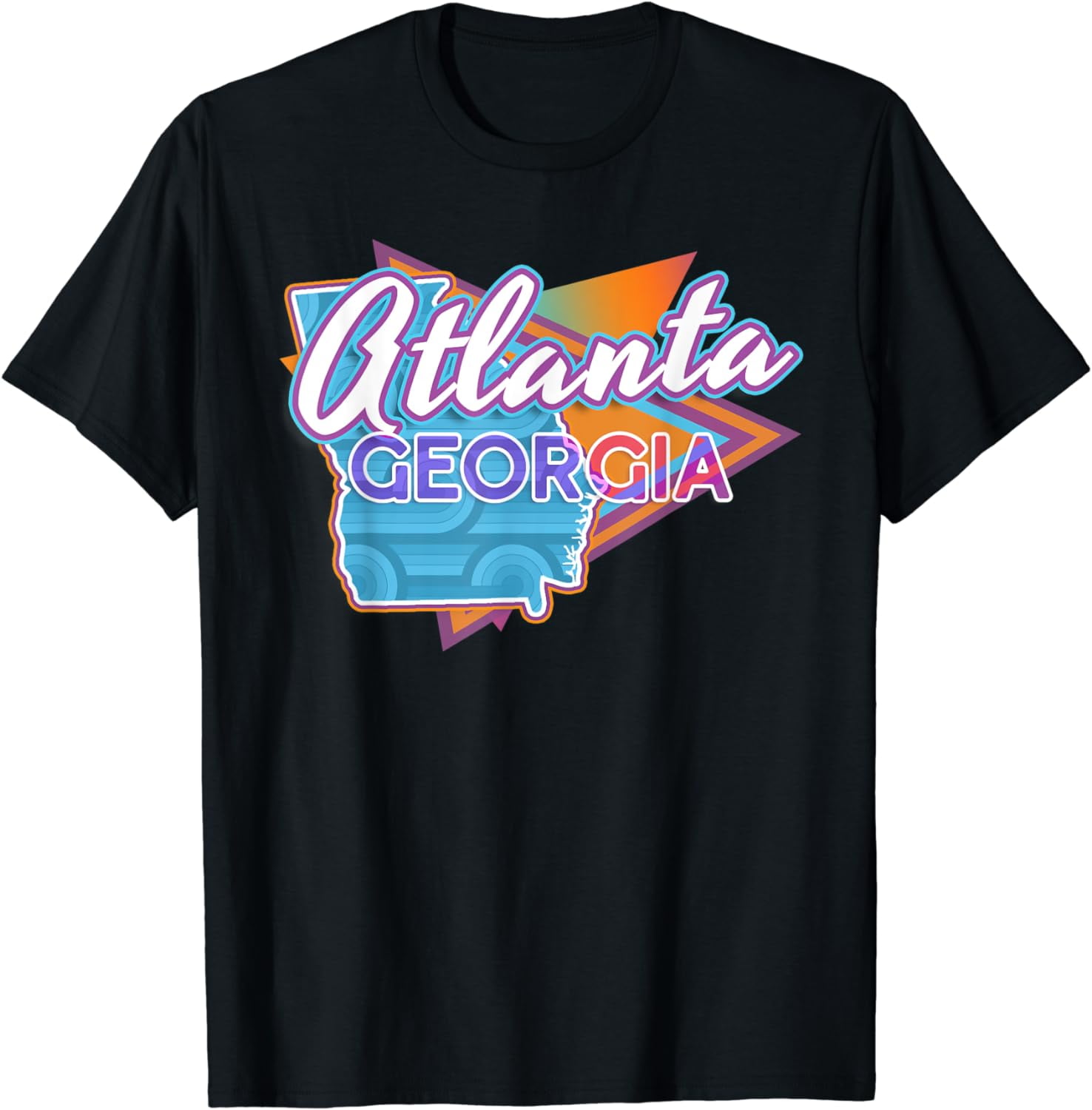 Atlanta Georgia Vintage Retro Throwback T-Shirt - Walmart.com