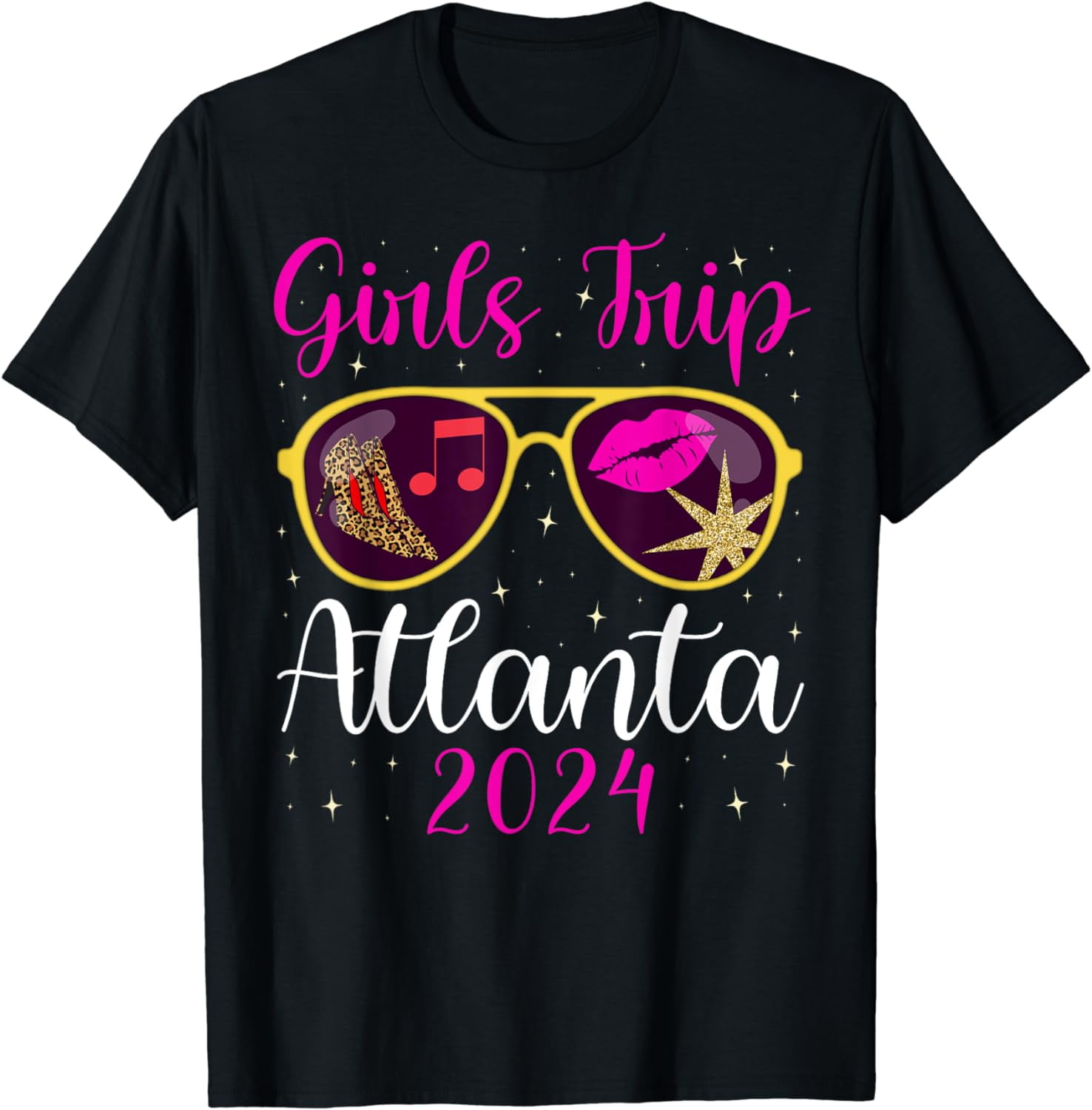 Atlanta Girls Trip 2024 Bachelor Birthday Party Friends Trip T-Shirt ...