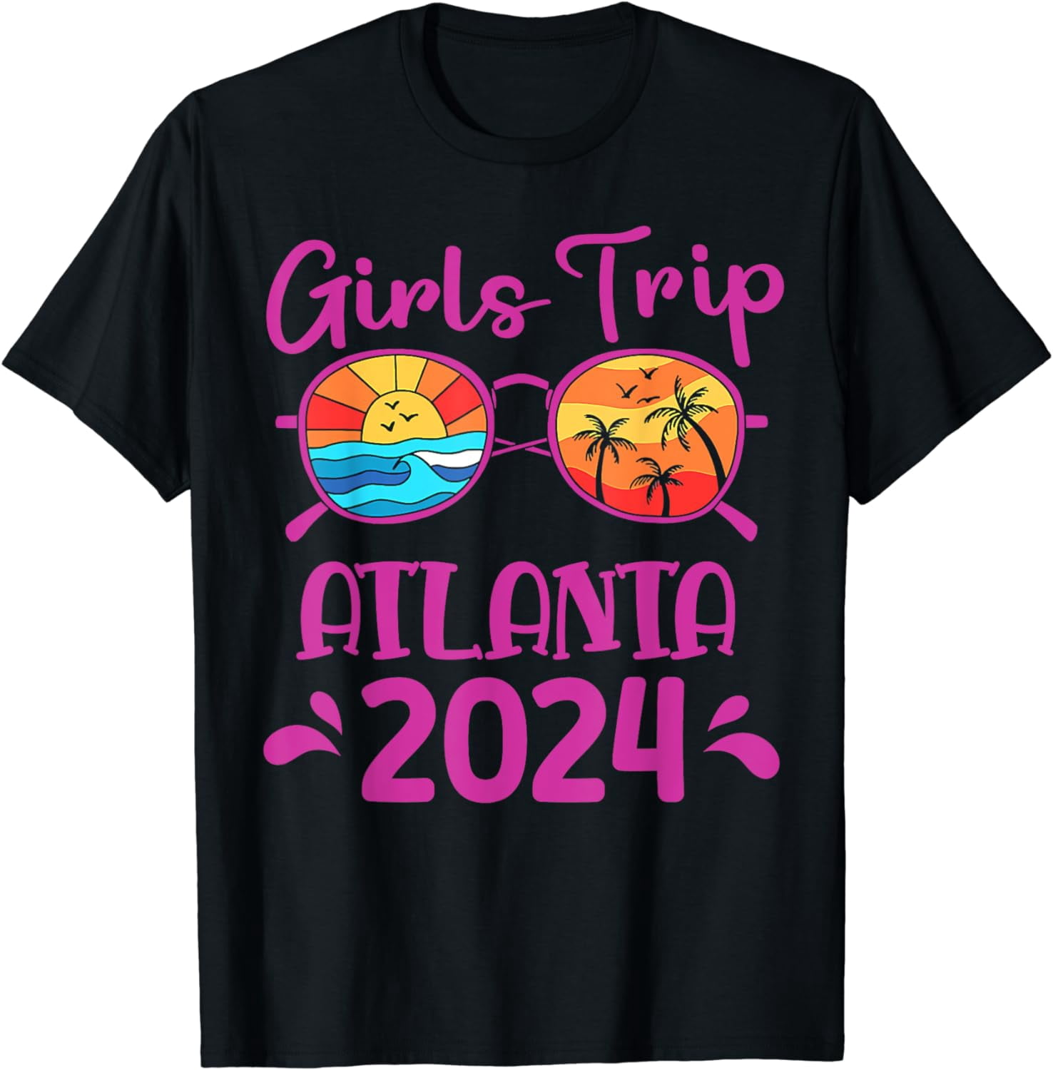 Atlanta Girls Trip 2024 Bachelorette Vacation Fun Matching T-Shirt ...