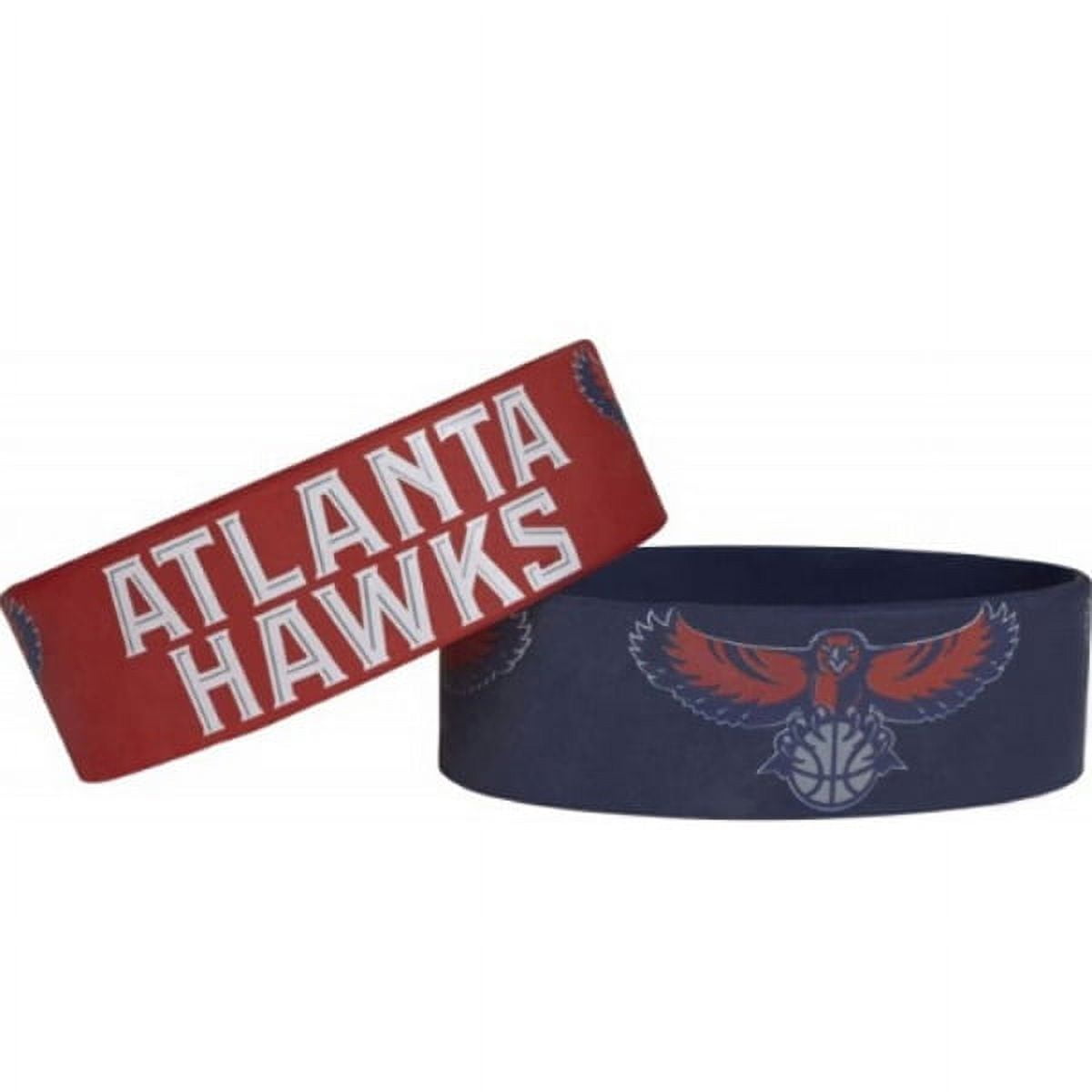 Atlanta Hawks Bracelets - 2 Pack Wide - Special Order - Walmart.com