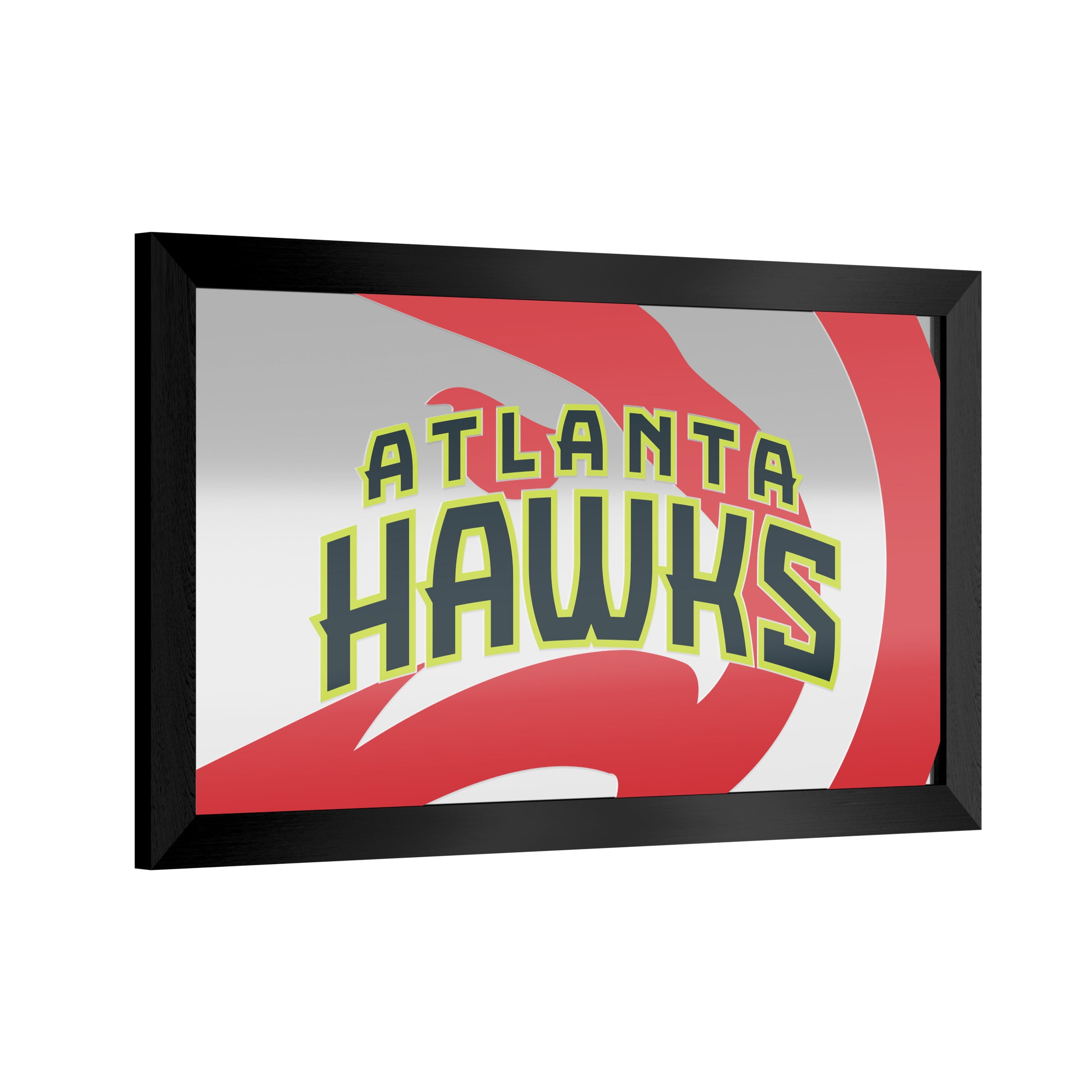 Atlanta Hawks Fade Ready-To-Hang Black Framed Wall Mirror - Walmart.com