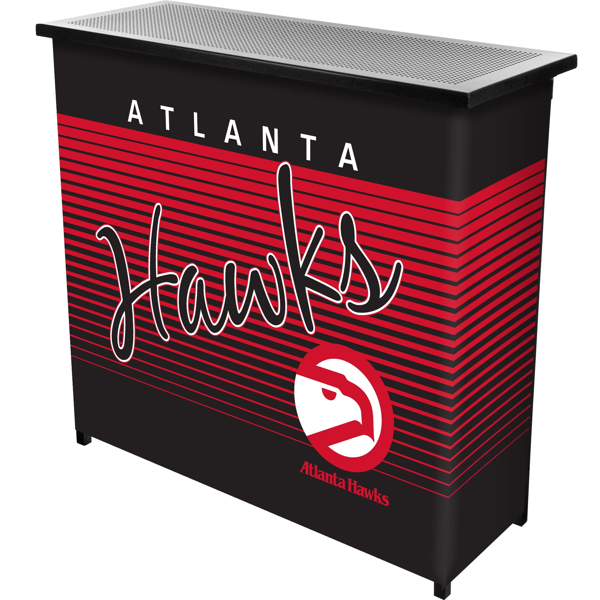 Atlanta Hawks Hardwood Classics Indoor or Outdoor Portable Bar with 2 ...