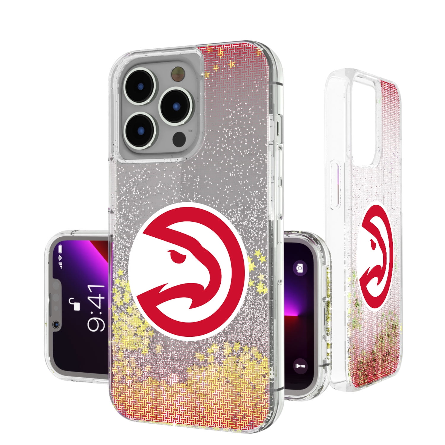 Atlanta Hawks Linen Logo iPhone Glitter Case - Walmart.com