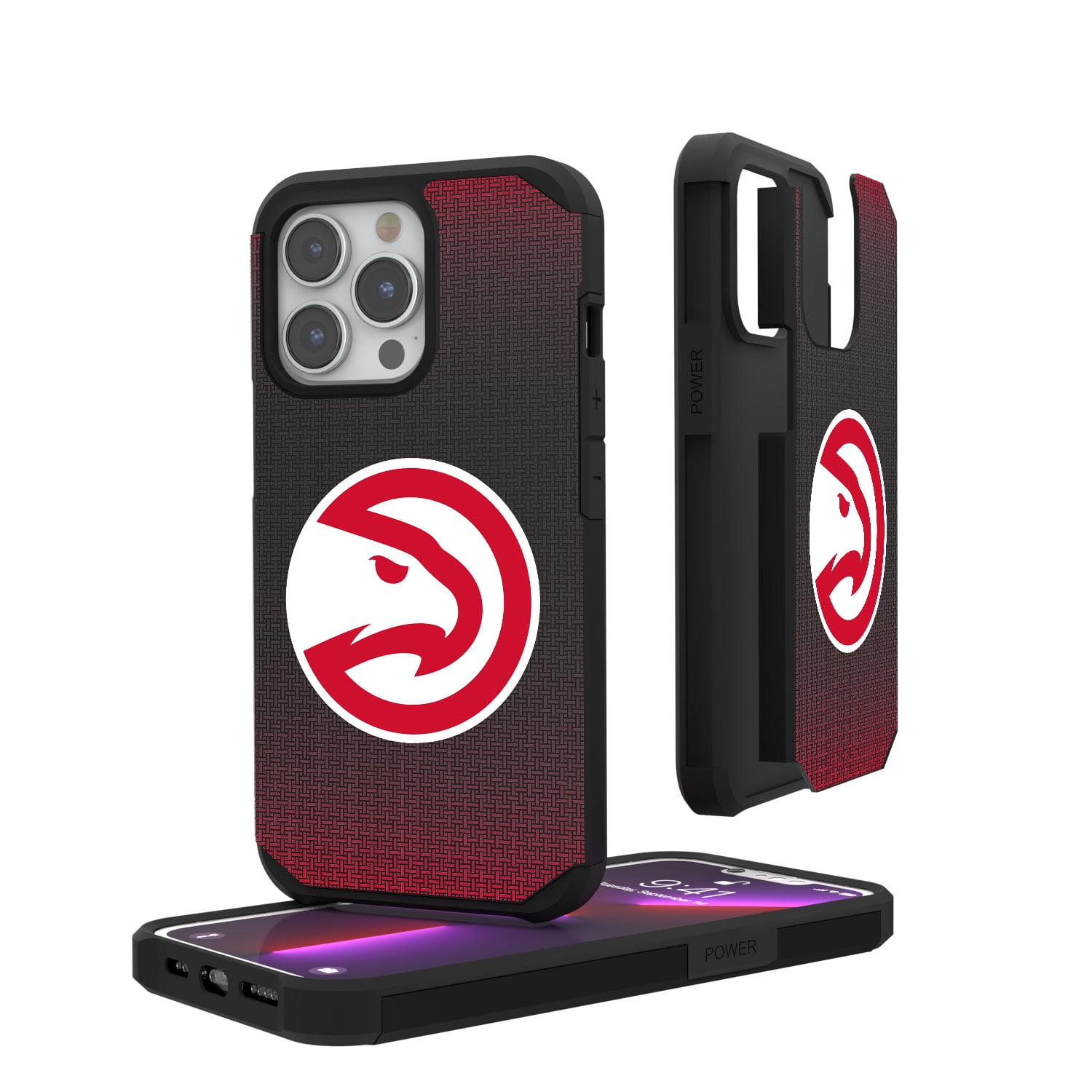 Atlanta Hawks Linen Logo iPhone Rugged Case - Walmart.com