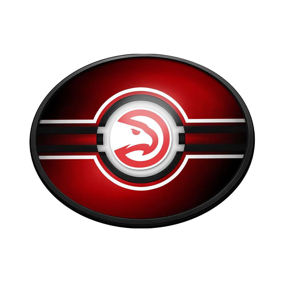 Atlanta Hawks: Oval Slimline Lighted Wall Sign - Walmart.com