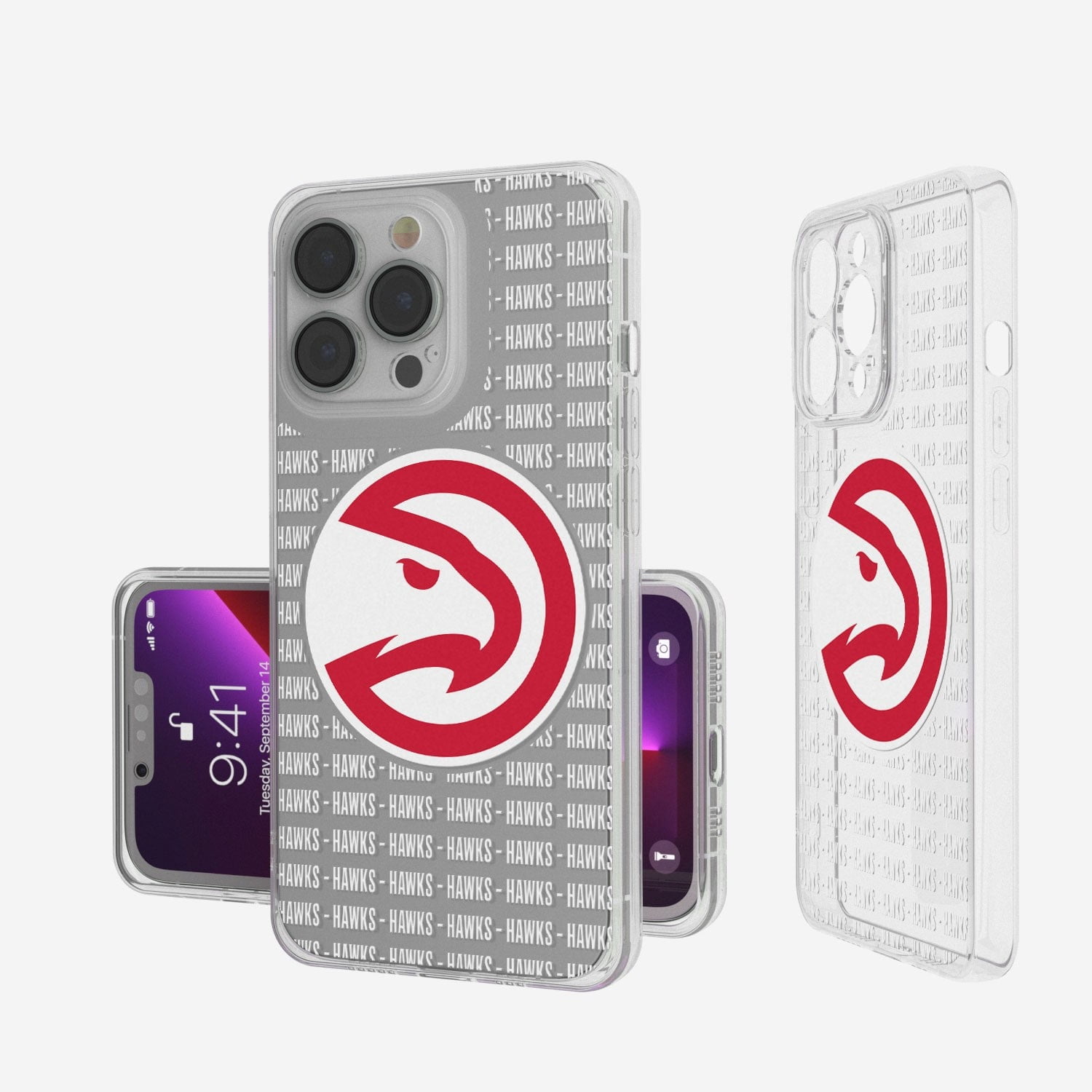 Atlanta Hawks iPhone Clear Text Backdrop Design Case - Walmart.com