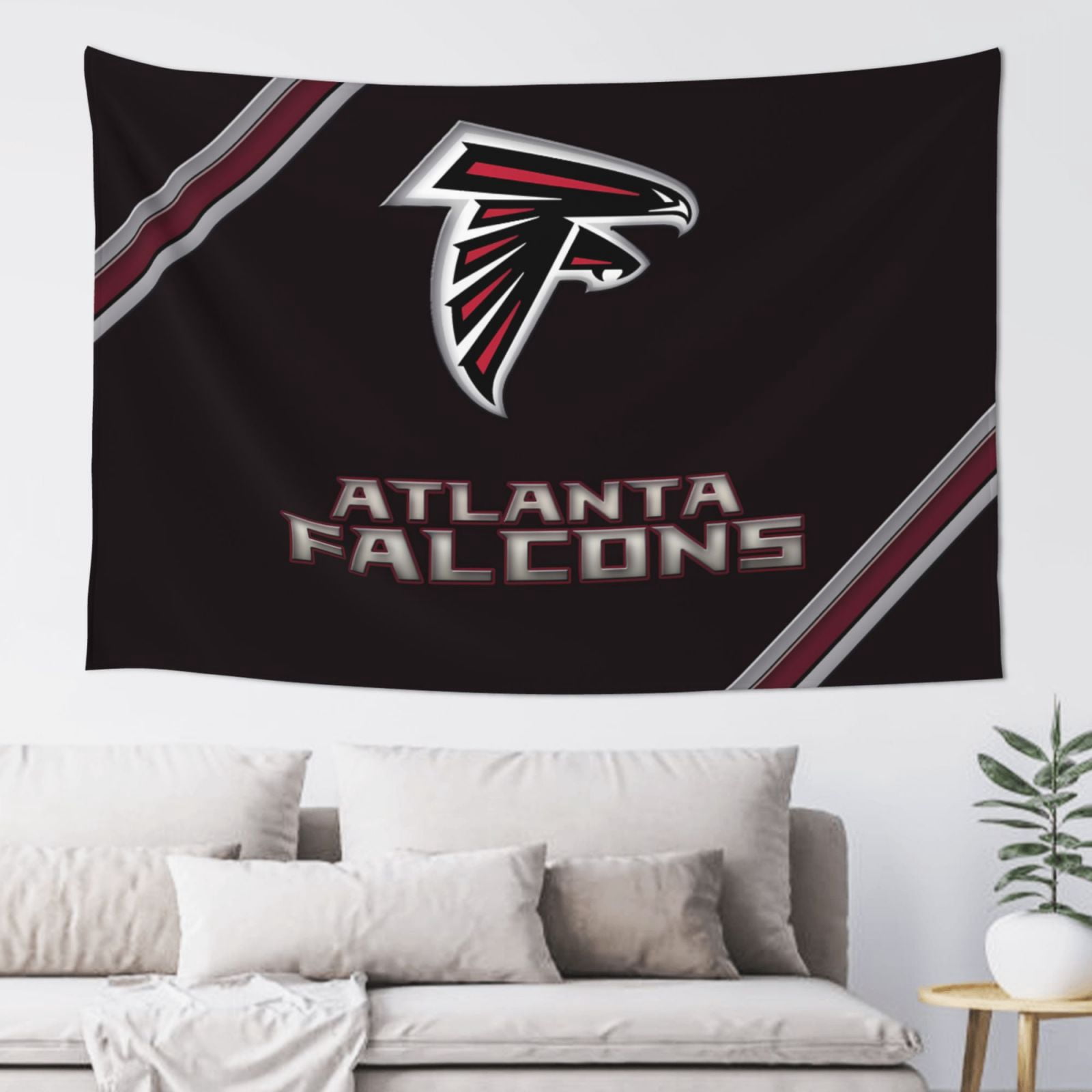 Atlanta Indoor Decorative Wall Tapestry 60x40 Inch, Football Team Theme ...